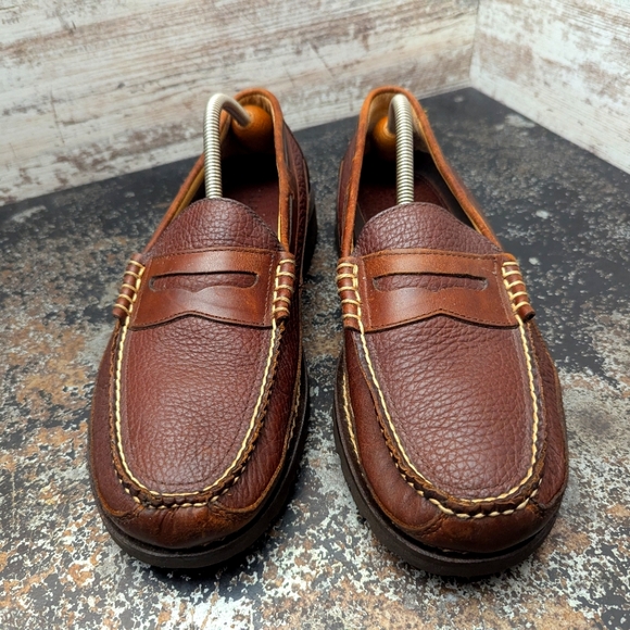 L.L. Bean | Shoes | Mens Ll Bean Allagash Penny Loafers Shoes Sz 1 M ...
